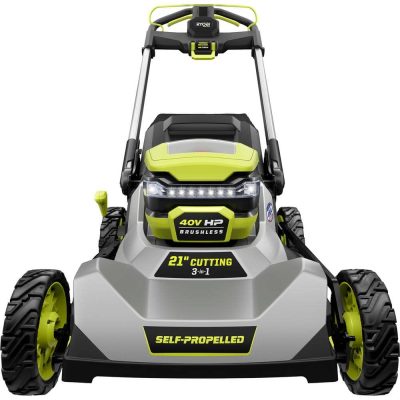 RYOBI 40V HP Brushless 21 in. Cordless Battery Walk Behind Self ...