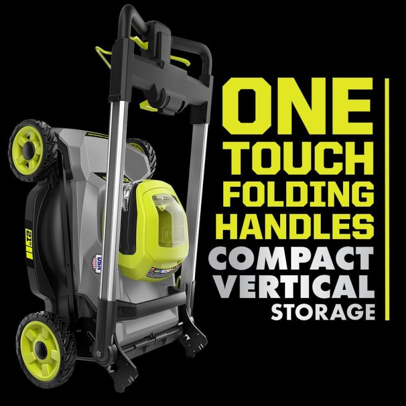 RYOBI 40V HP Brushless 21 in. Cordless Battery Walk Behind Self ...